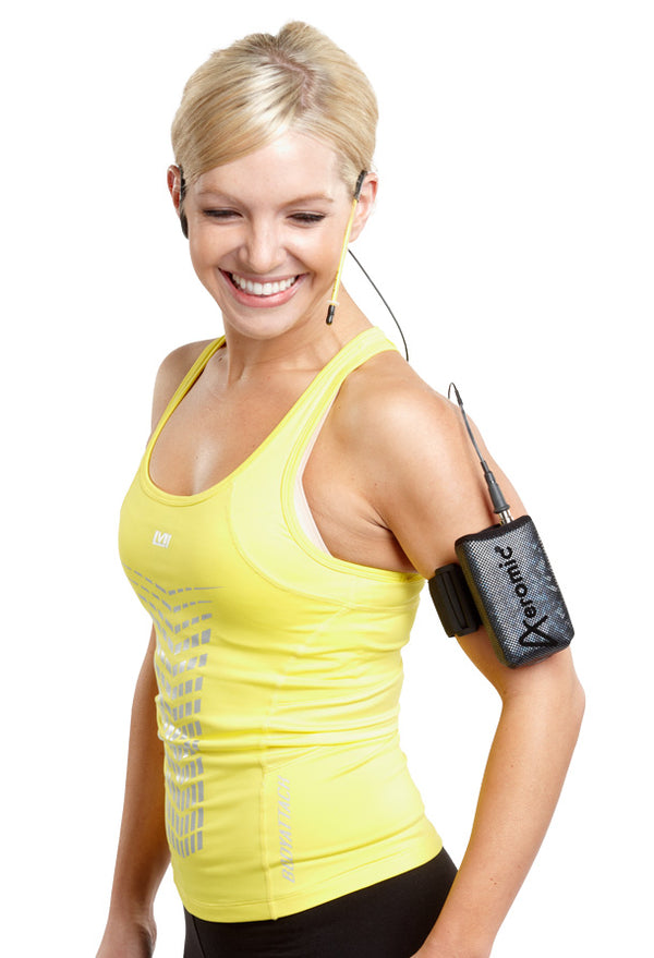 Aeromic Black Sparkle Arm Pouch - Fitness Audio Shop