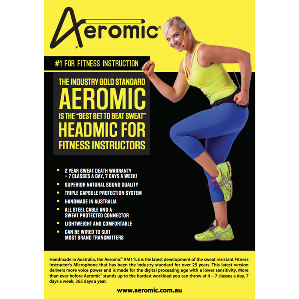 Aeromic Fitness Headmic - Fitness Audio Shop