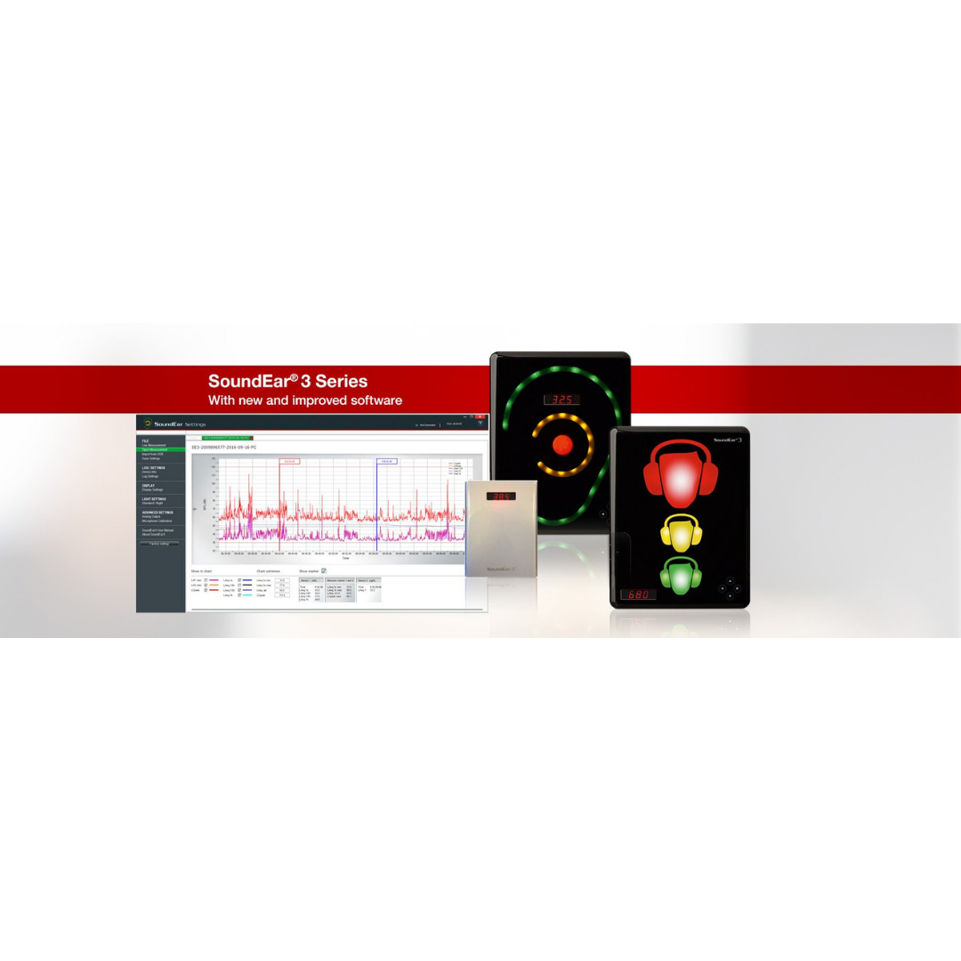 SoundEar 3-320 Noise Level Monitor & Recorder - Fitness Audio Shop