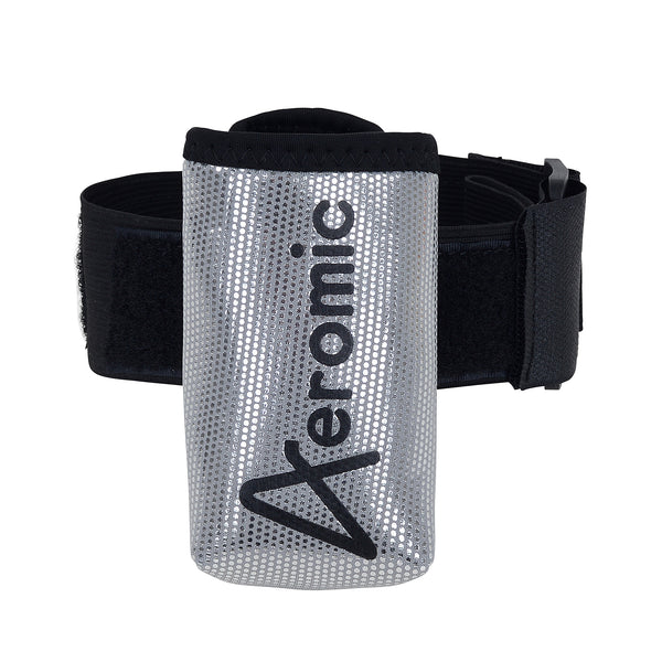 Aeromic Silver Glitter Arm Pouch - Fitness Audio Shop